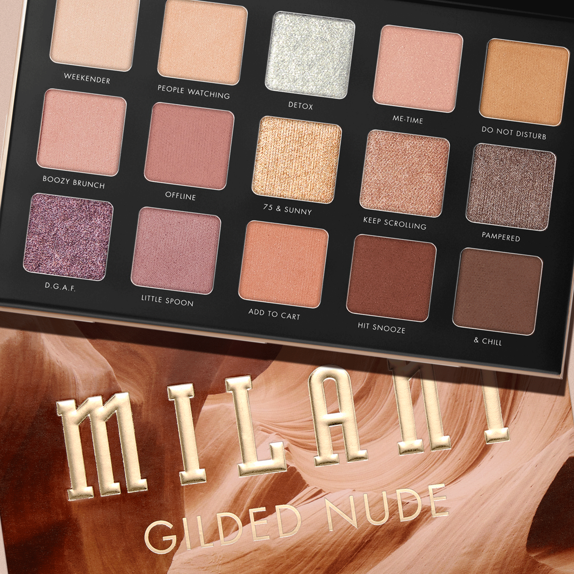 Gilded Eyeshadow Palettes | Milani
