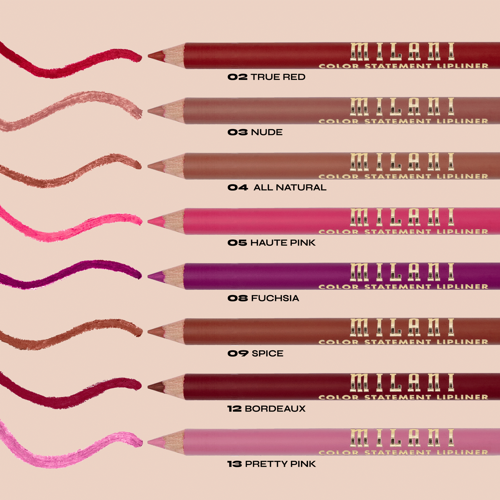 Color Statement Lip Liner - Matte Lip Liner Pencils | Milani