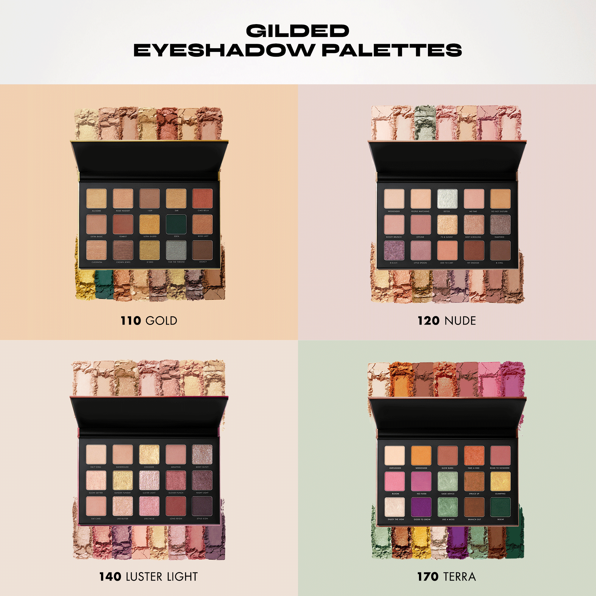 Gilded Eyeshadow Palettes | Milani