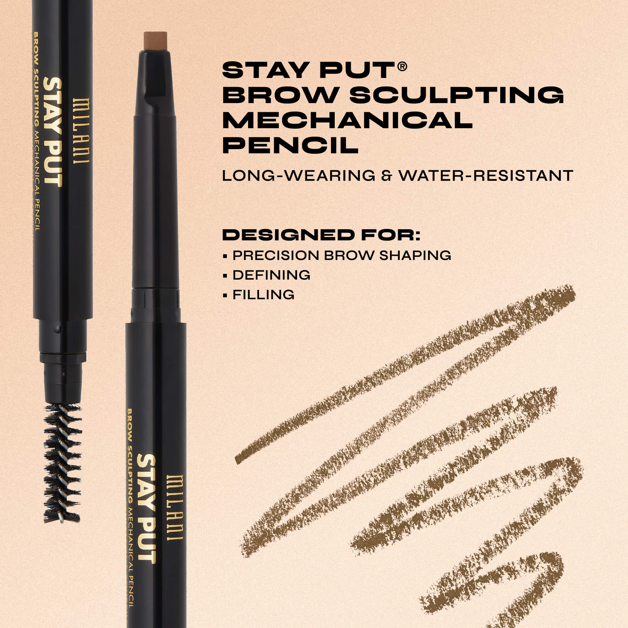 Long-Lasting Eyebrow Wax Pencil | Milani