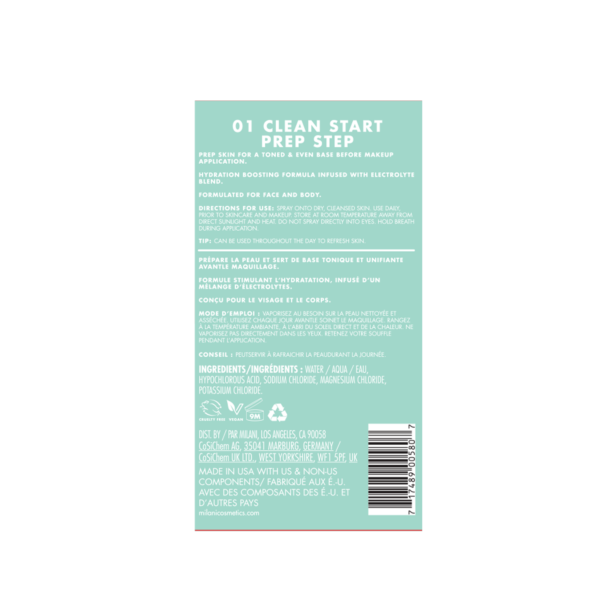 Clean Start Prep Step Facial Mist