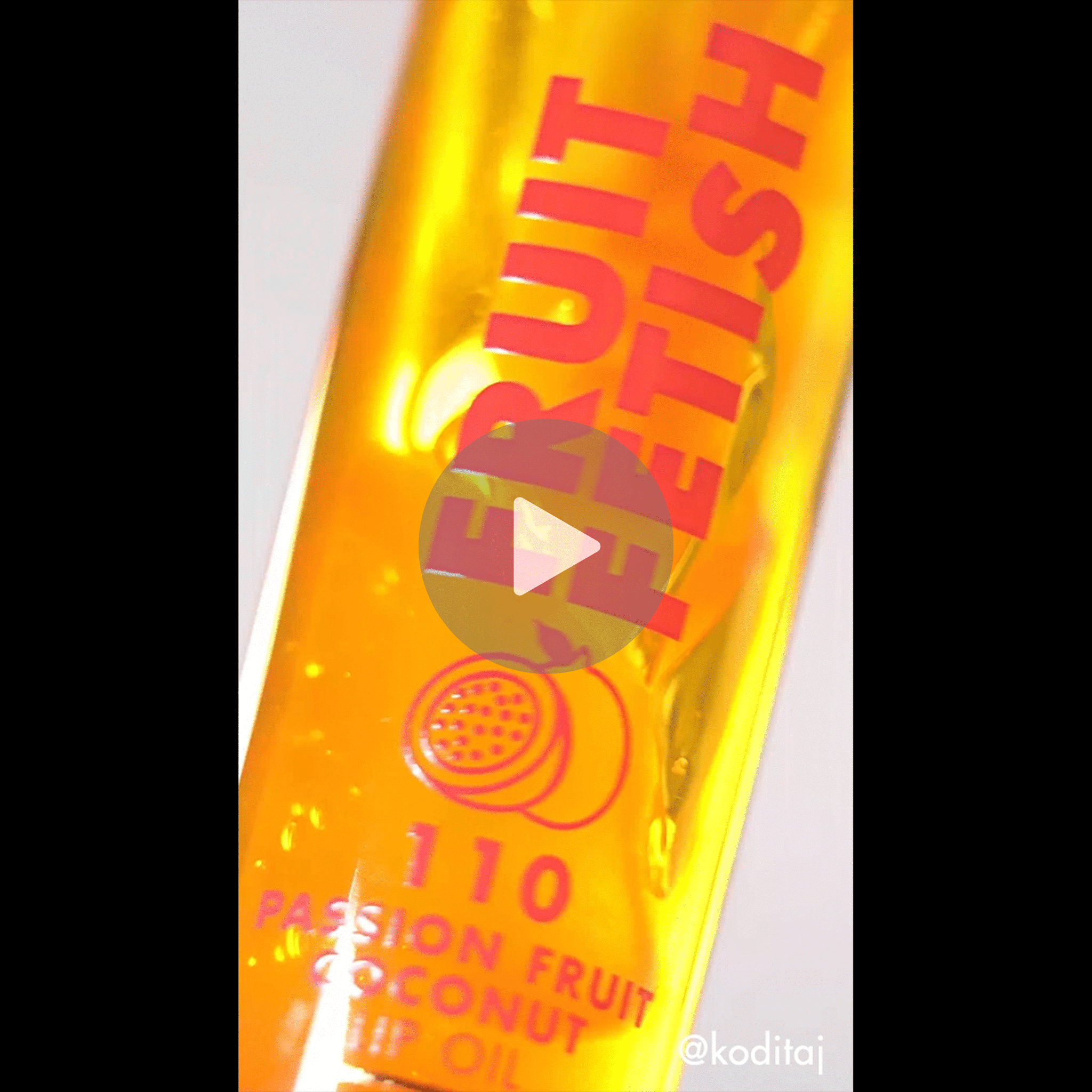 Fruit Fetish Lip Oils - Passionfruit Coconut